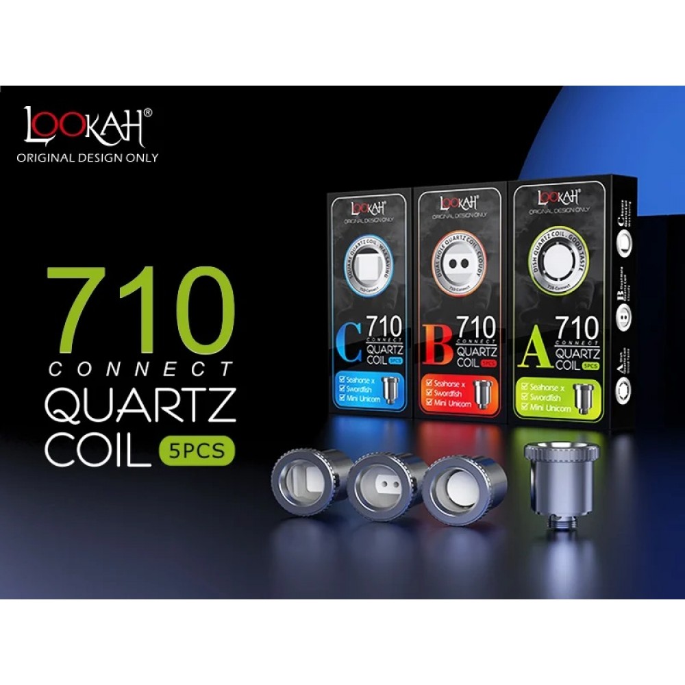 Lookah 710 Quartz Wax Dish Coils